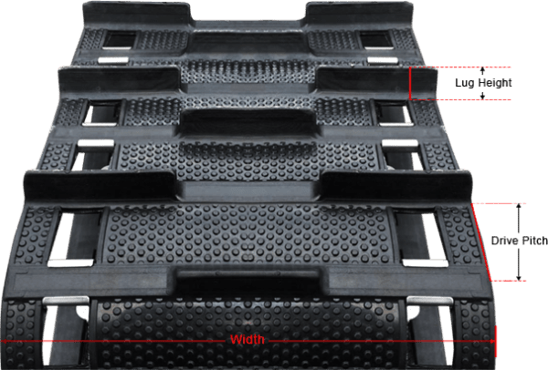ISO Certified Custom Snowmobile Track & Replacement Track Supplier